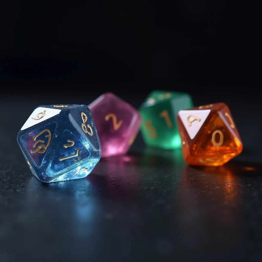 Dwarf Cut Gemstone Dice Deliver Color and Precision at Table