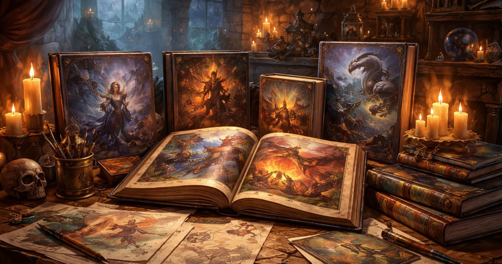 Fantasy Art Books for RPG Inspiration Elevate Campaign | Runic Dice