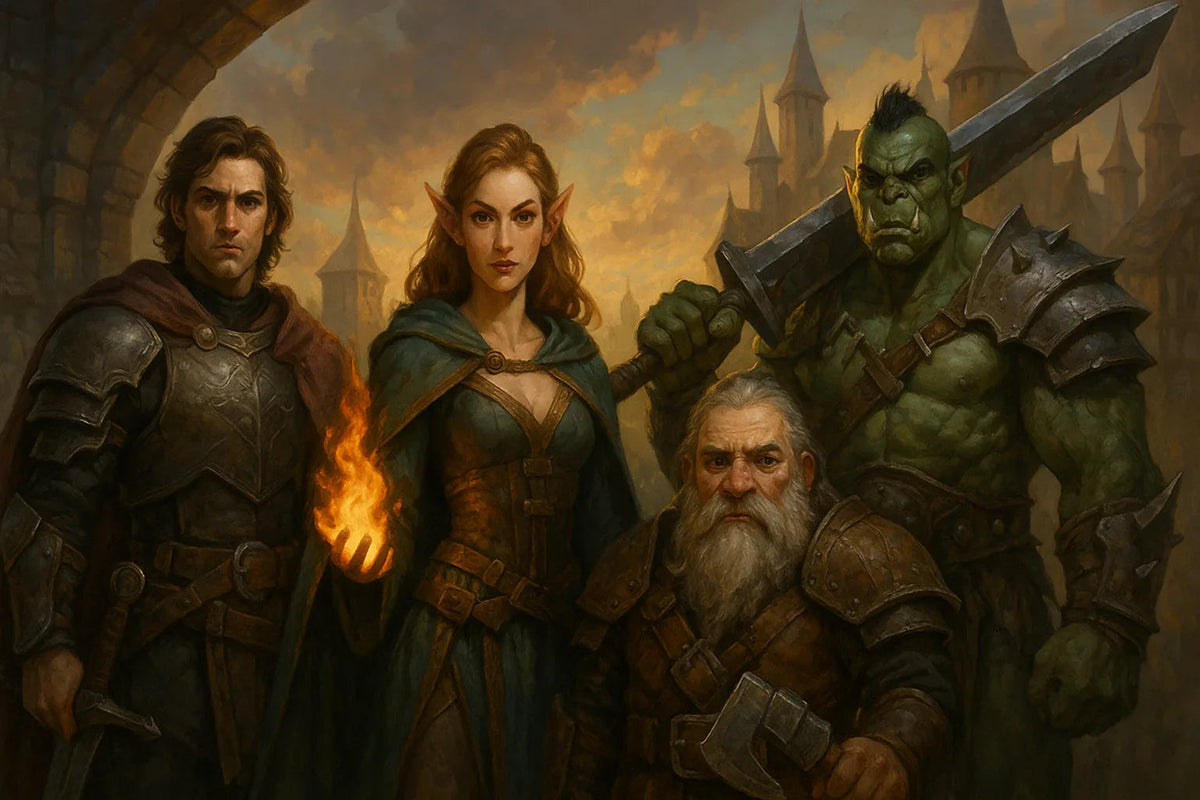 Digital RPG Character Builder Quick Custom Characters | Runic Dice