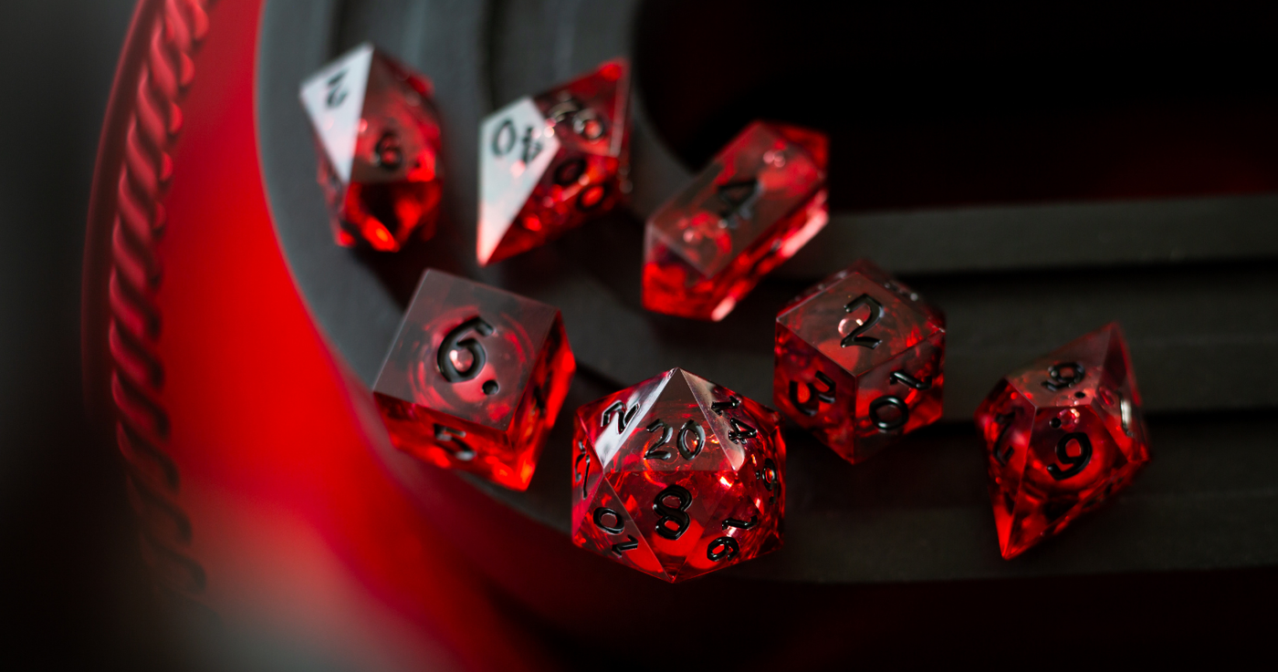 Guide to Blood Red Glitter DND Dice for Bold Rolls