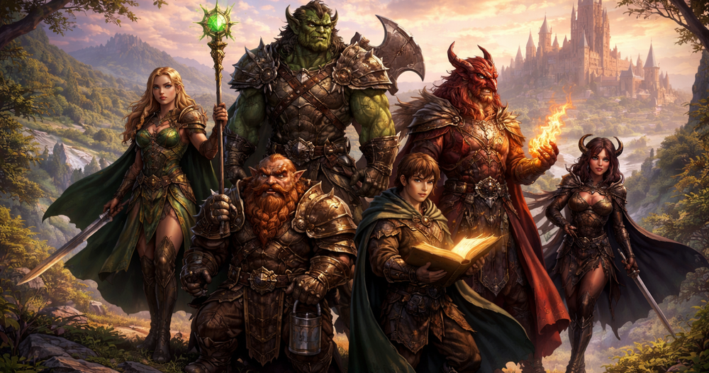 Guide to Fantasy Race Options and Lineages for Campaigns