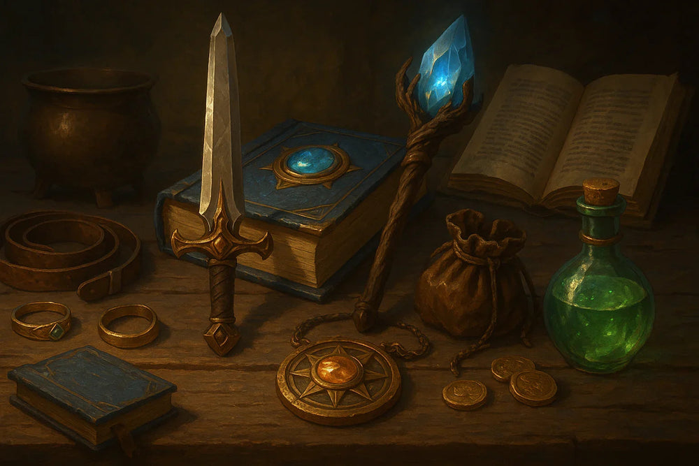 Magic Items for Fantasy RPG Deep Dive – Power Tips | Runic Dice