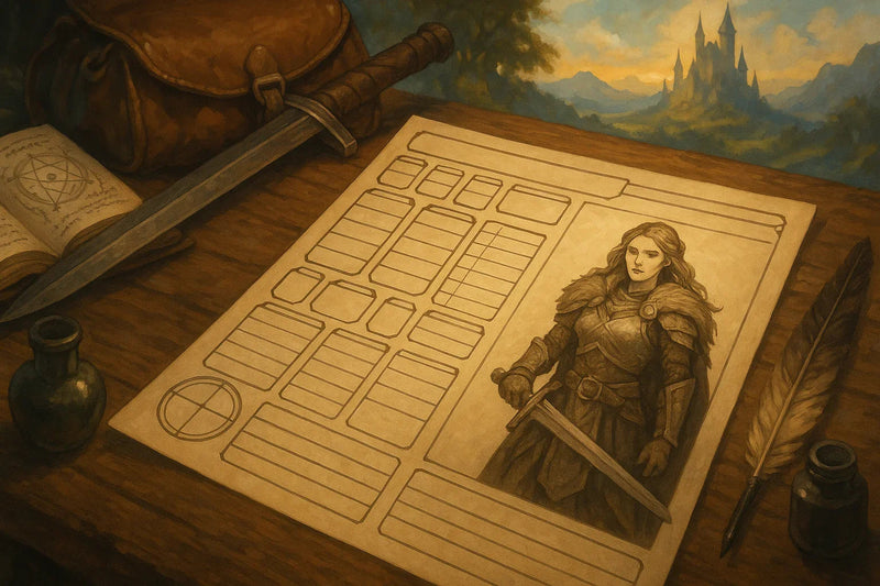 Printable RPG Character Sheets – Faster Setup Clean Play | Runic Dice