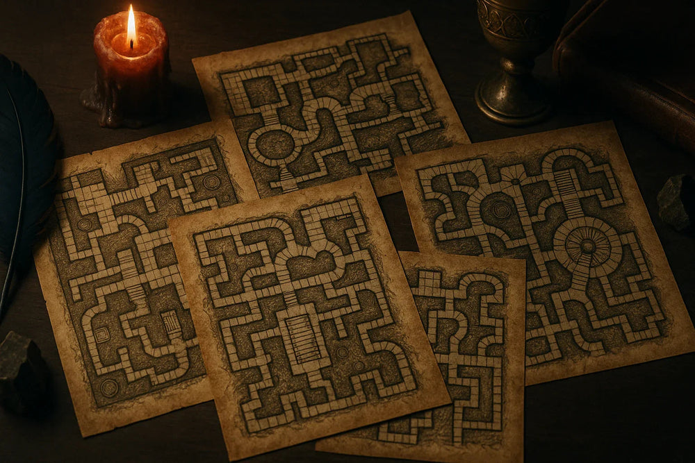 Downloadable Dungeon Maps – Print Fast, Play Tonight | Runic Dice