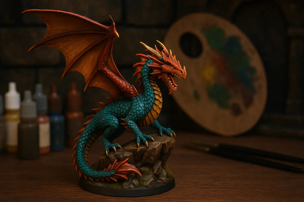 Painted Dragon Minis – Color Recipes and Pro Finishes | Runic Dice